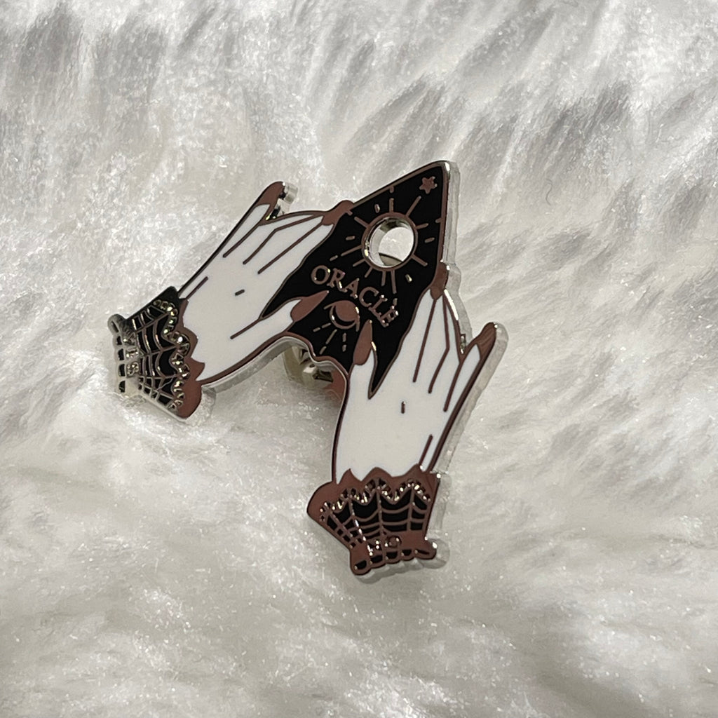 Oracle Hands Enamel Pin – Crystals and Pearls Australia