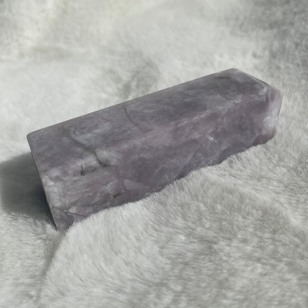 Purple Anhydrite Obelisk – Crystals and Pearls Australia