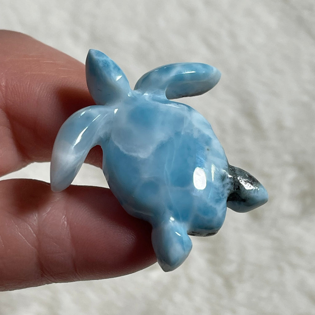 Larimar Sea Turtle – Crystals and Pearls Australia