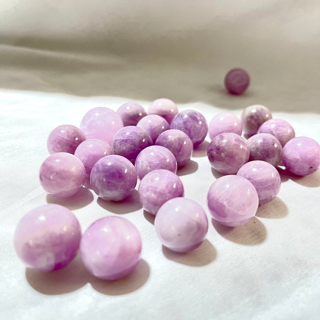 High Grade Kunzite • Mini Sphere – Crystals and Pearls Australia