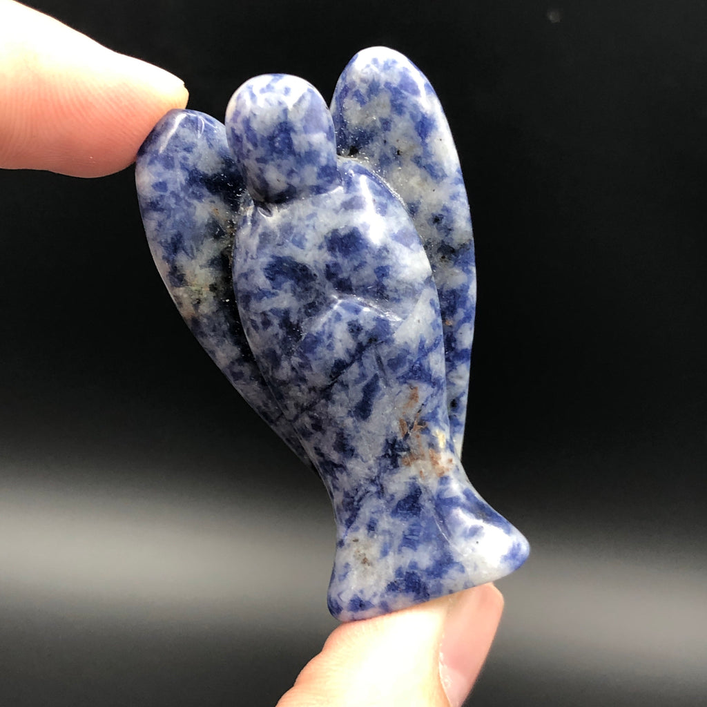 Sodalite Angel (Medium) – Crystals and Pearls Australia