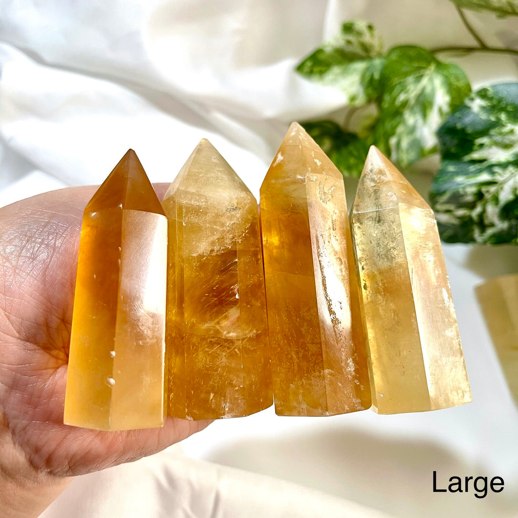 Golden Calcite Generator – Crystals and Pearls Australia